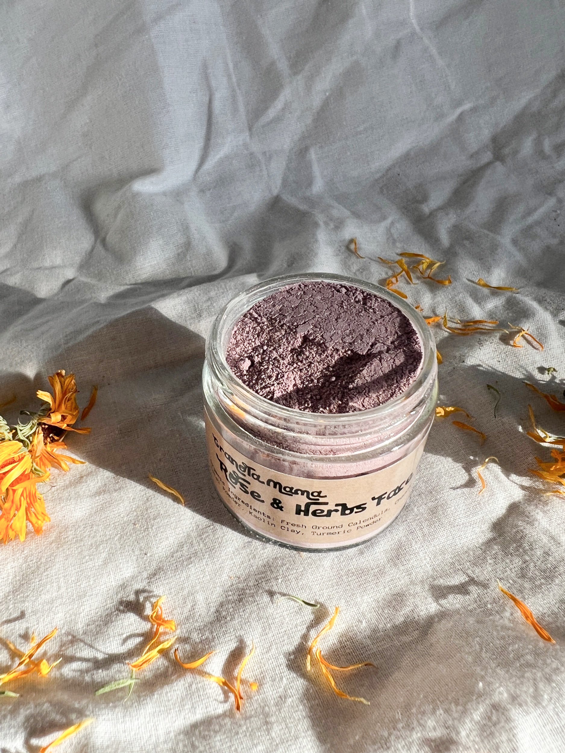 Rose Glow Face Mask + Exfoliant – Granola Mama Skincare